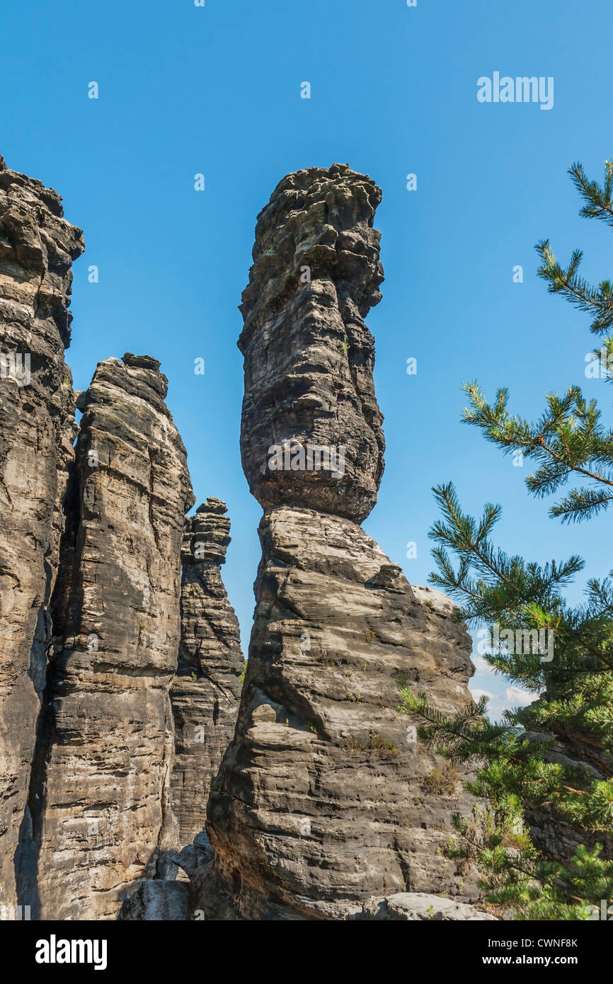 One of the pillars of Hercules, free-standing rock towers, Rosenthal ...