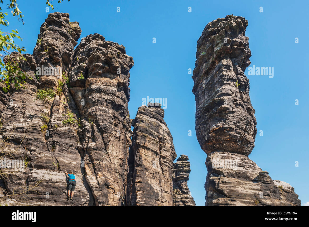 One of the pillars of Hercules, free-standing rock towers, Rosenthal ...