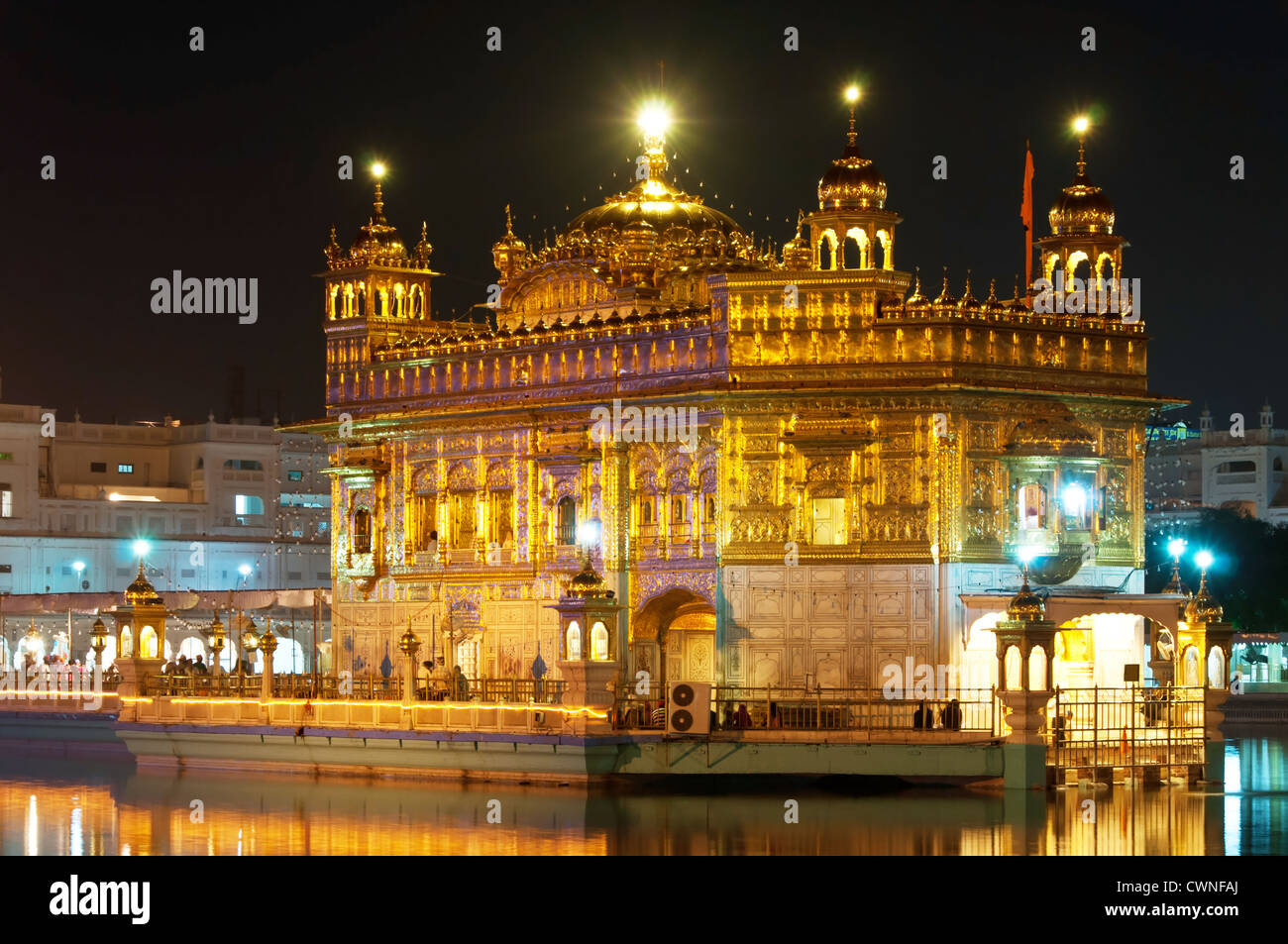 Golden Temple of Darbar Sahib, the spiritual and cultural center of the ...