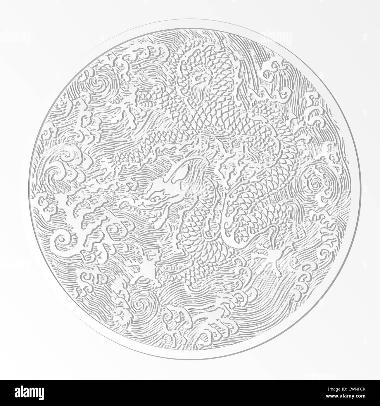 Paper art style happy Black and White Stock Photos & Images - Alamy