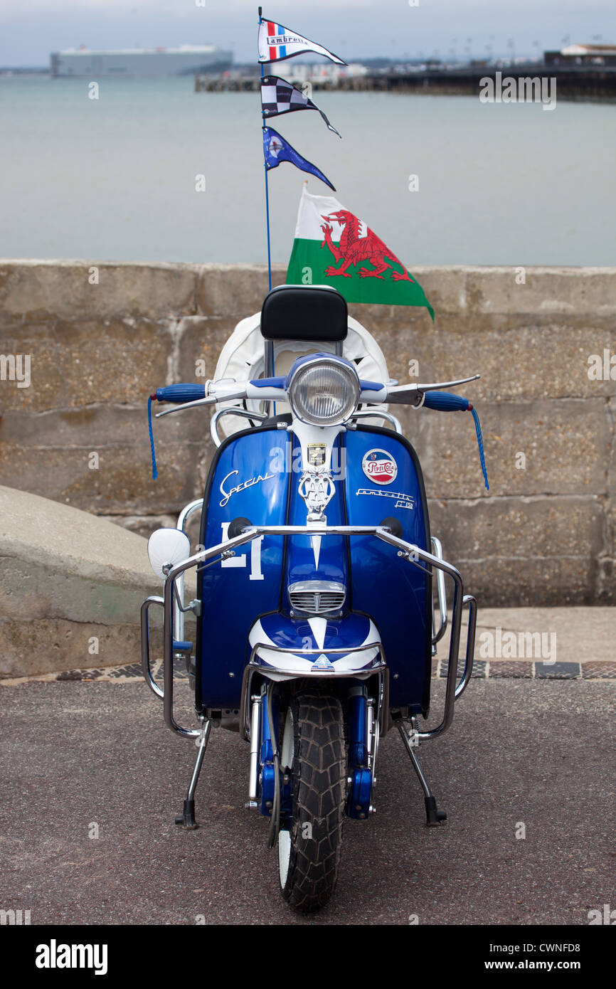 Classic Lambretta Scooter Stock Photo - Alamy