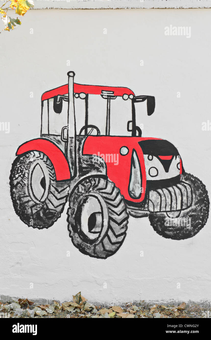 Tractor drawn hi-res stock photography and images - Alamy