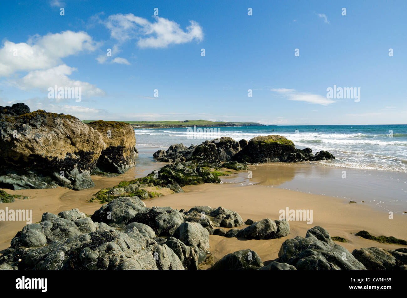 beach porth tyn tywyn traeth llydan near rhosneigr anglesey north wales ...