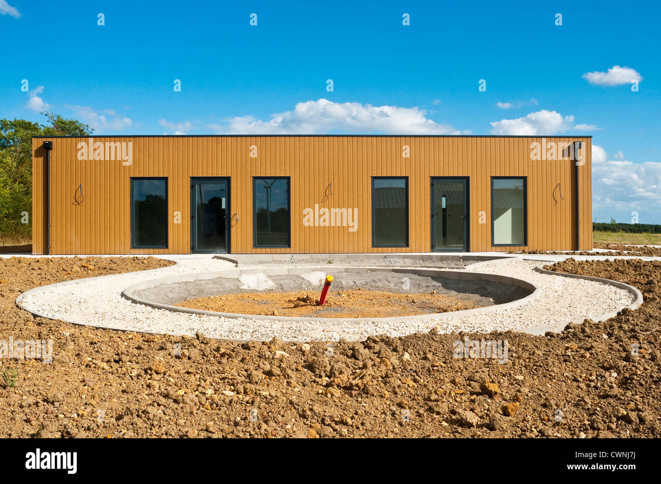 New single-story office building - Indre-et-Loire, France Stock Photo ...