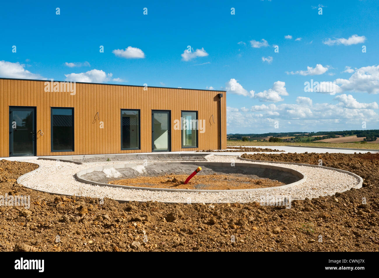 New single-story office building - Indre-et-Loire, France Stock Photo ...