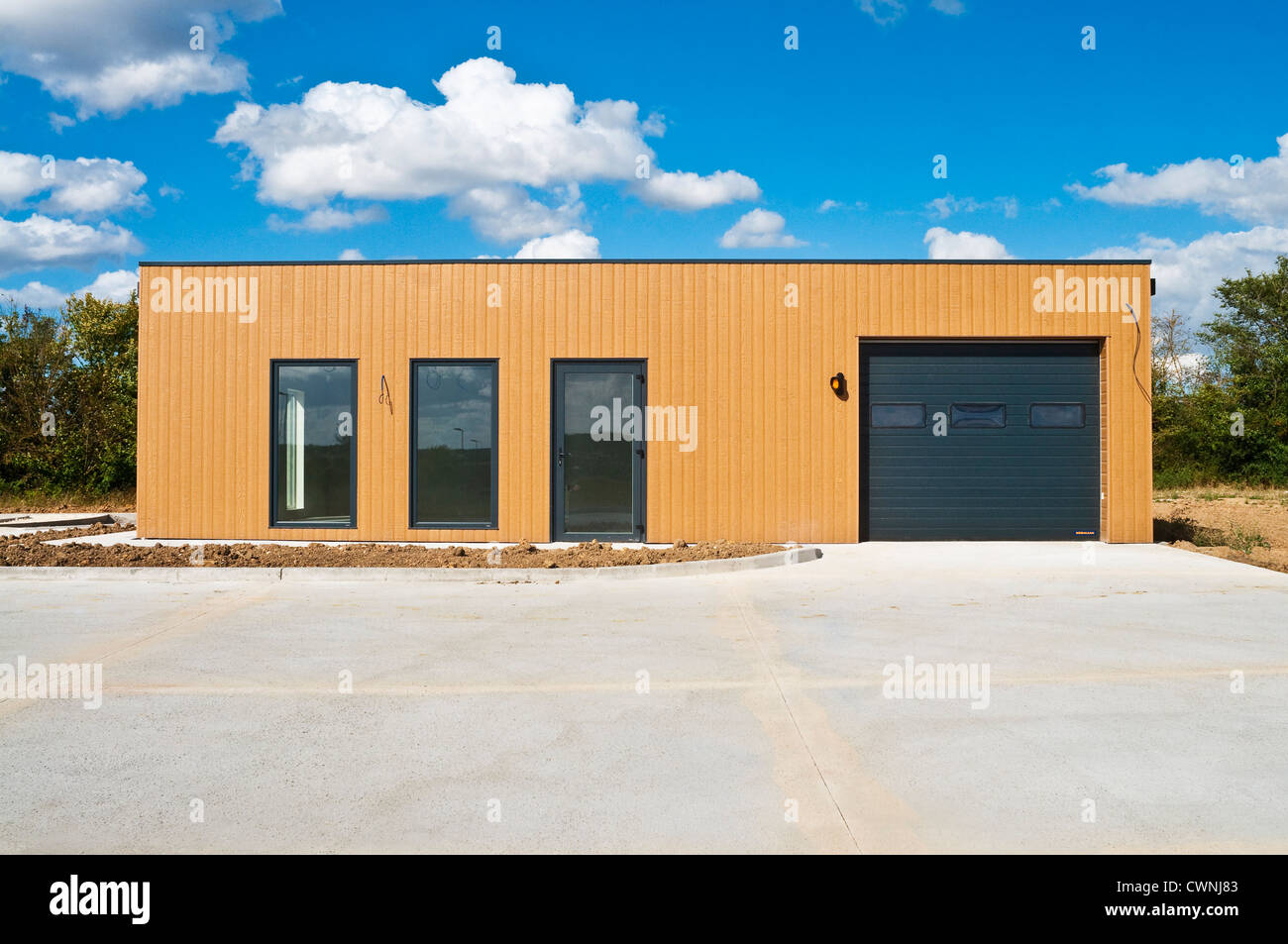 New single-story office building - Indre-et-Loire, France Stock Photo ...