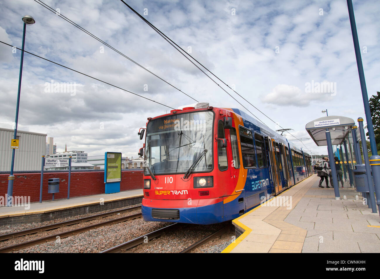 Supertram is a light rail network in Sheffield, Uk operated by ...