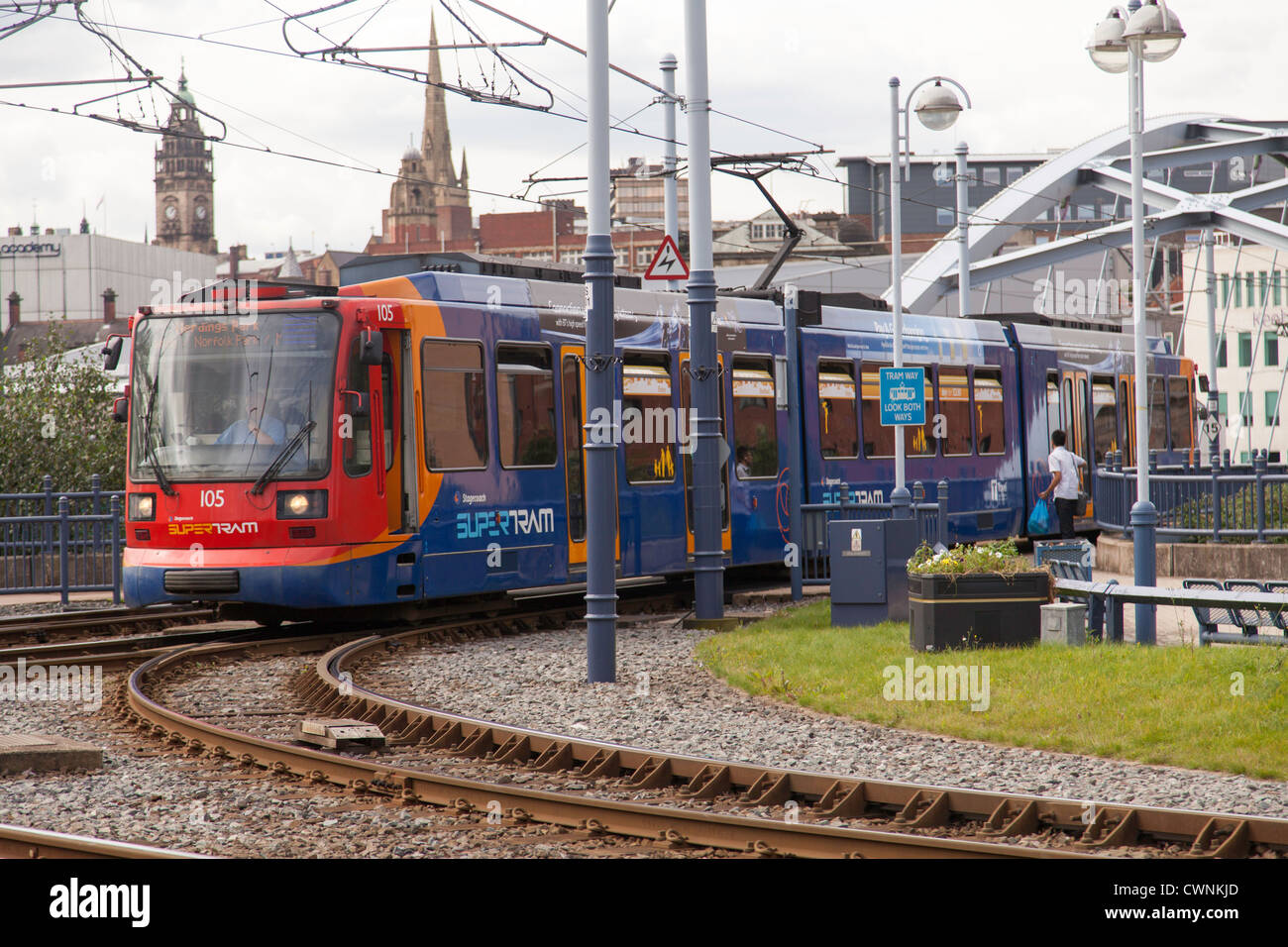 Supertram is a light rail network in Sheffield, Uk operated by ...