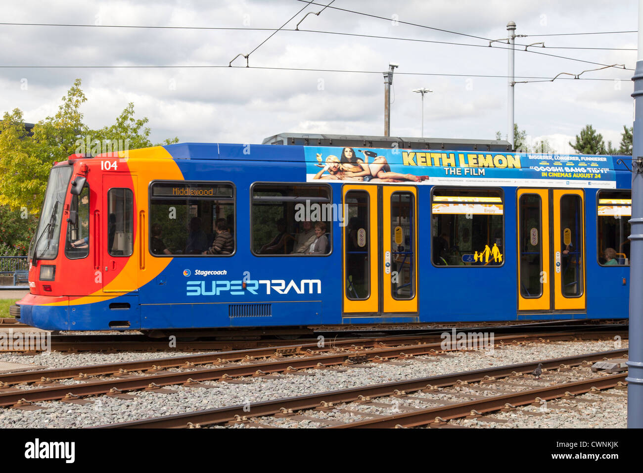 Supertram is a light rail network in Sheffield, Uk operated by ...