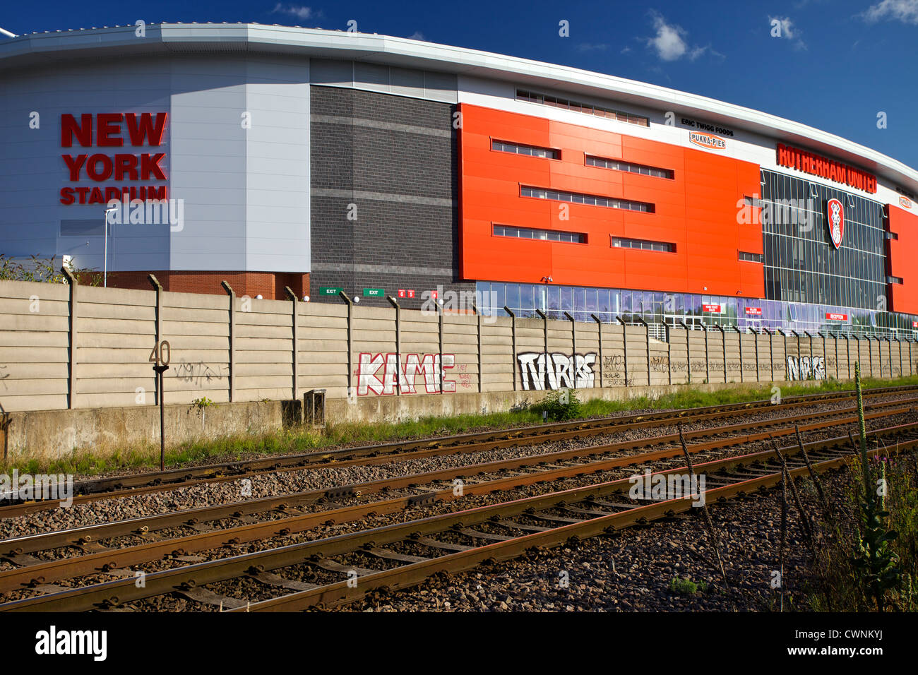 Rotherham United's New York Stadium Stock Photo - Alamy