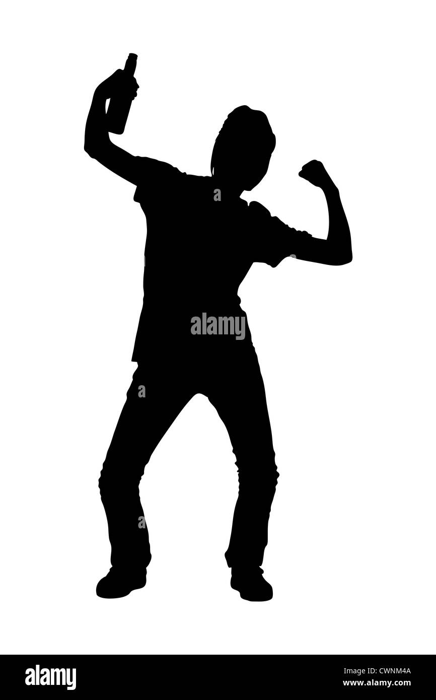Sport fan beer Black and White Stock Photos & Images - Alamy