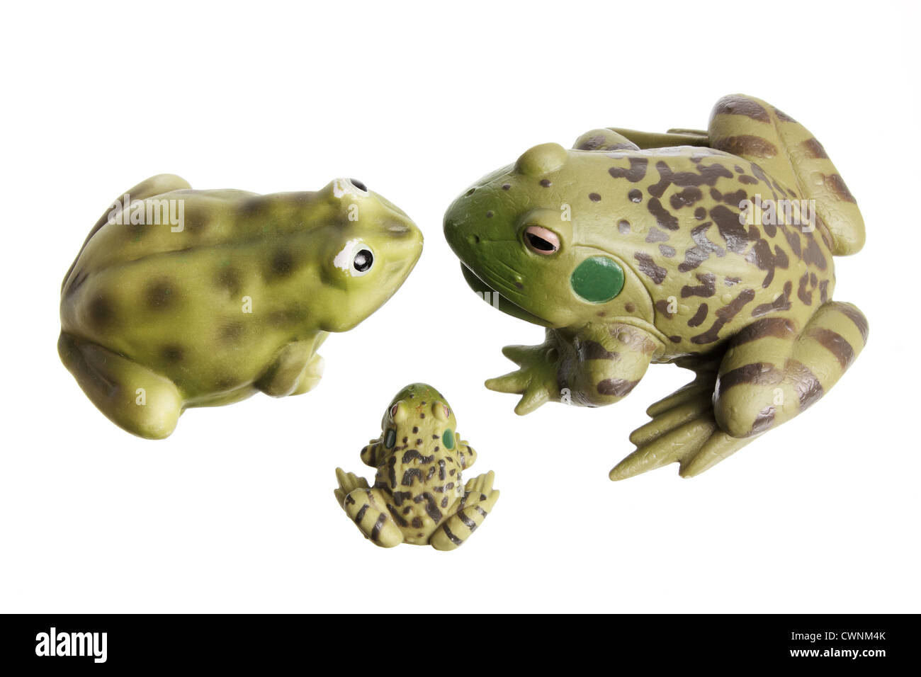 Plastic toy frogs hi-res stock photography and images - Alamy