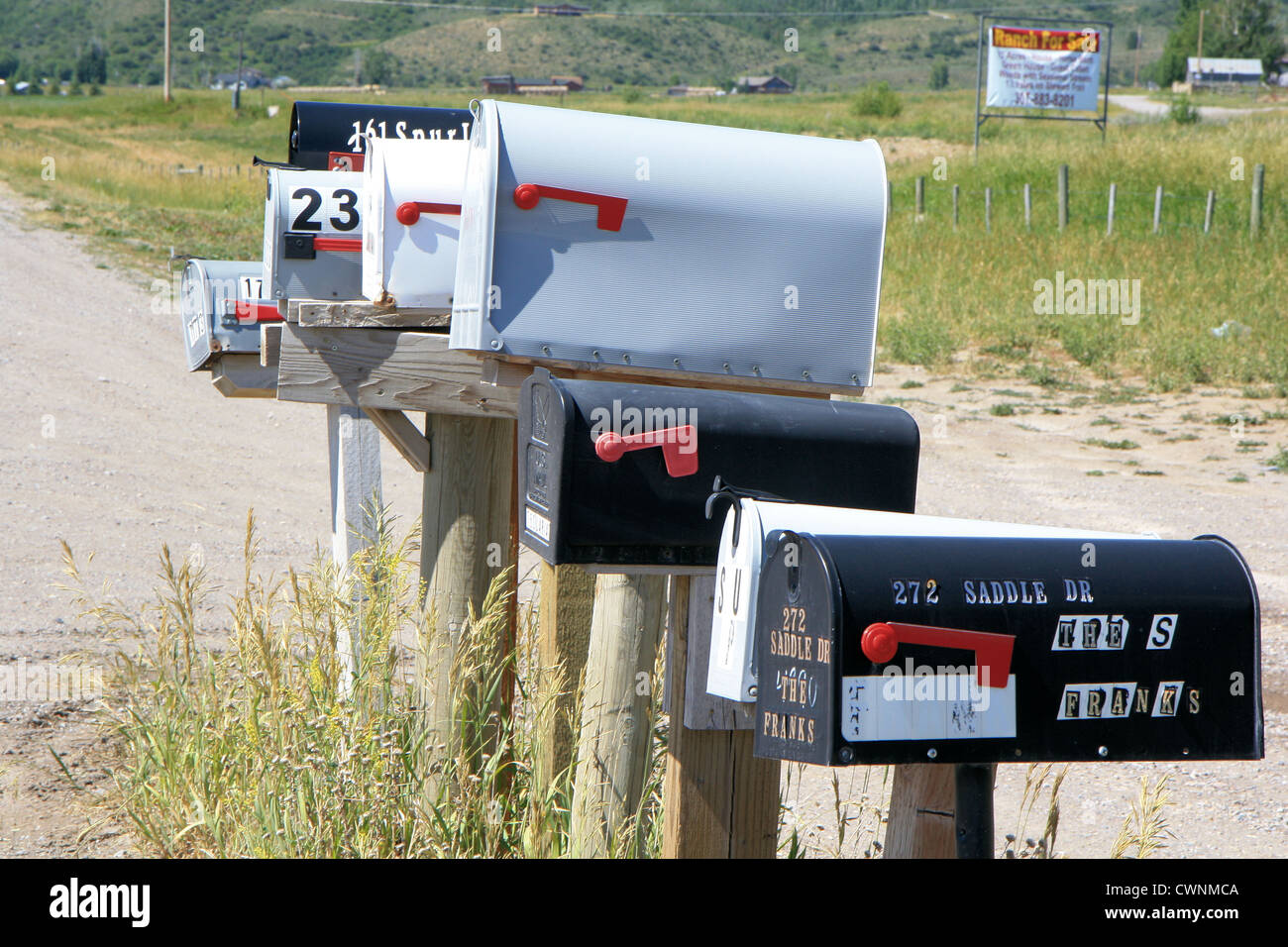 Rural Mailboxes Usa High Resolution Stock Photography and Images - Alamy