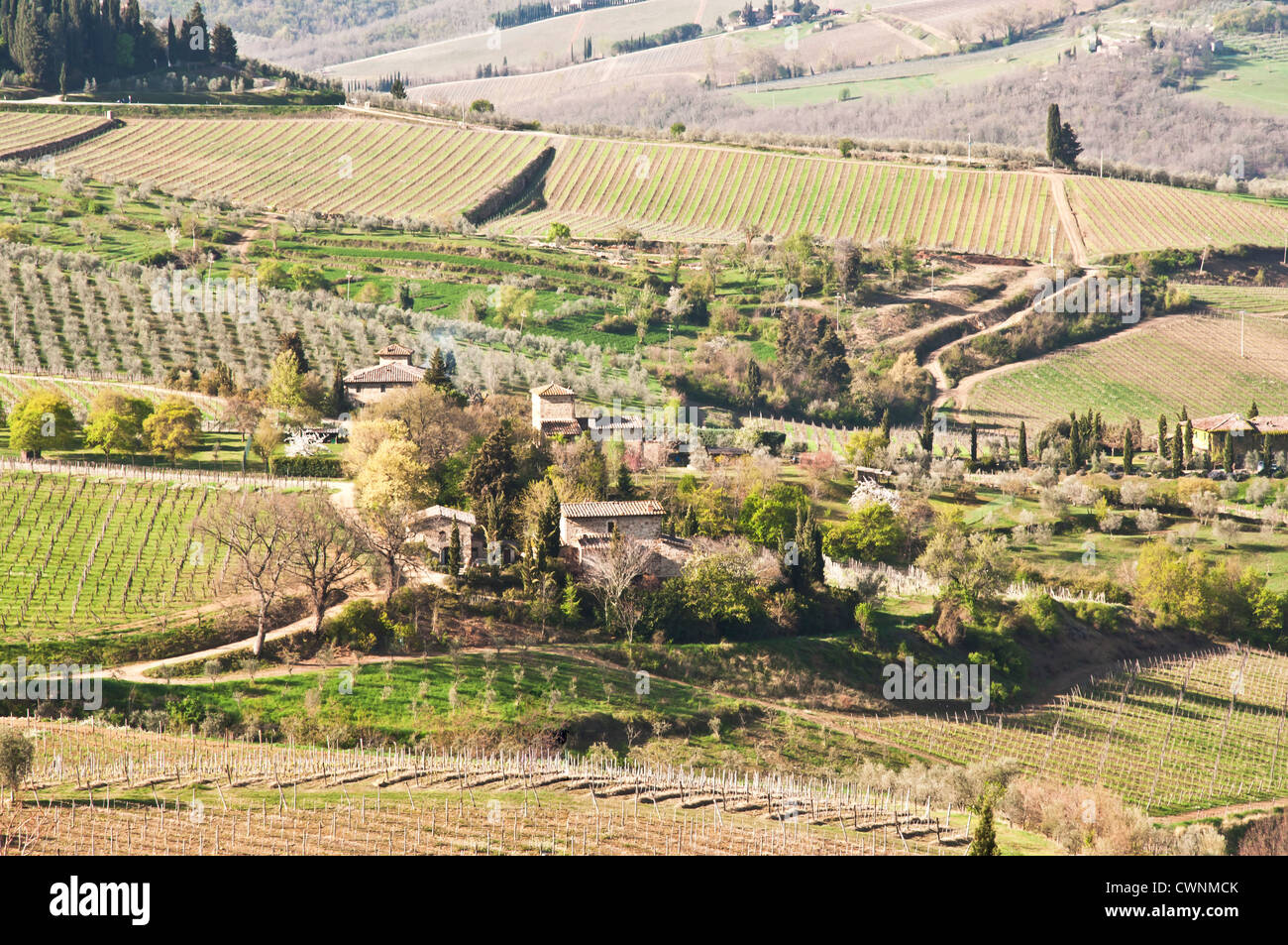 farmland and countryside in Chianti, Tuscany, Italy Stock Photo - Alamy