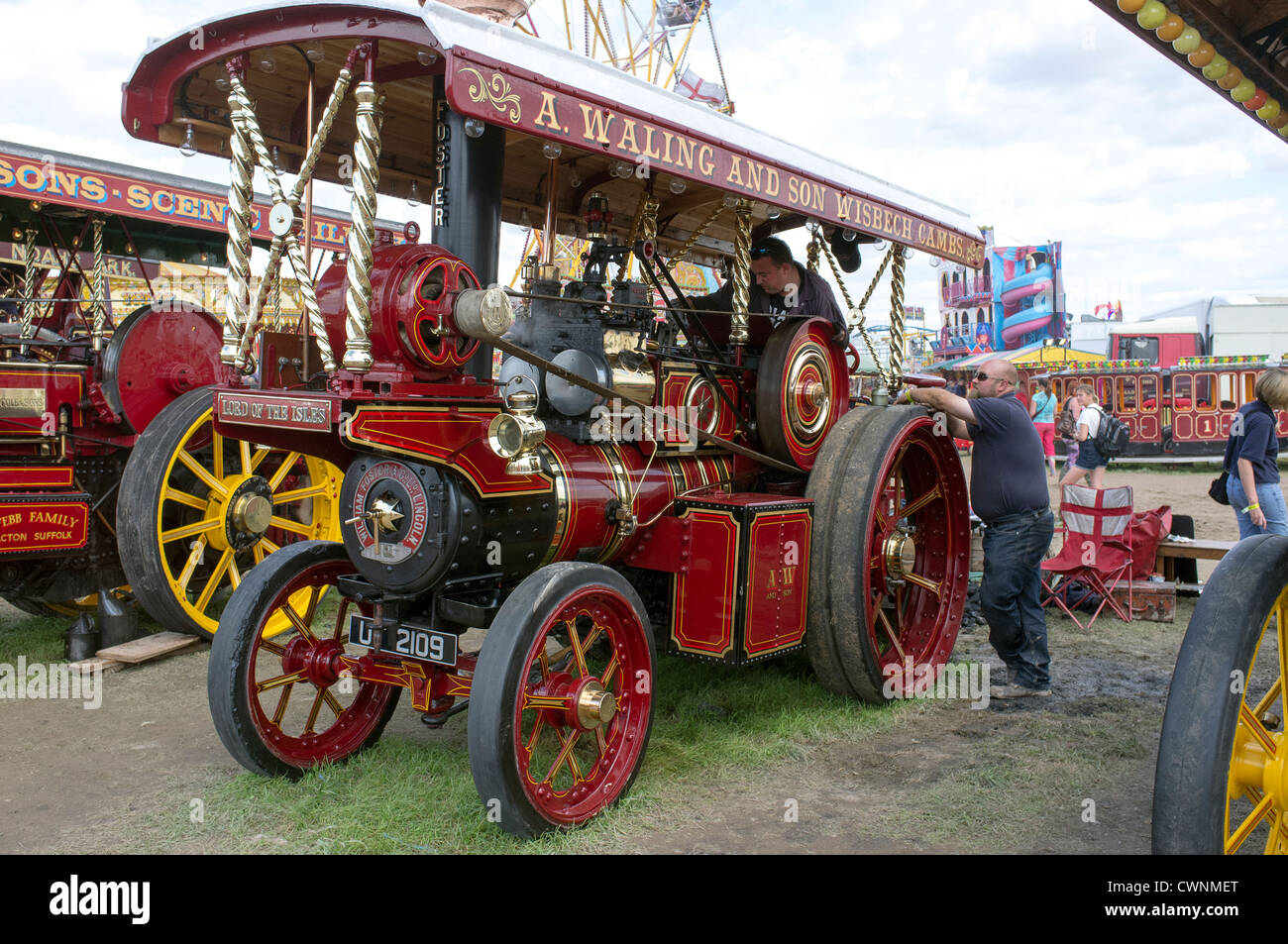 Steam traction engine at the Great Dorset Steam Fair Stock Photo - Alamy