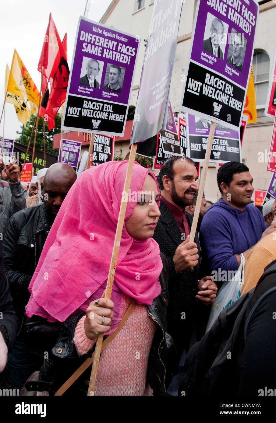 Young black men anti racist hi-res stock photography and images - Alamy