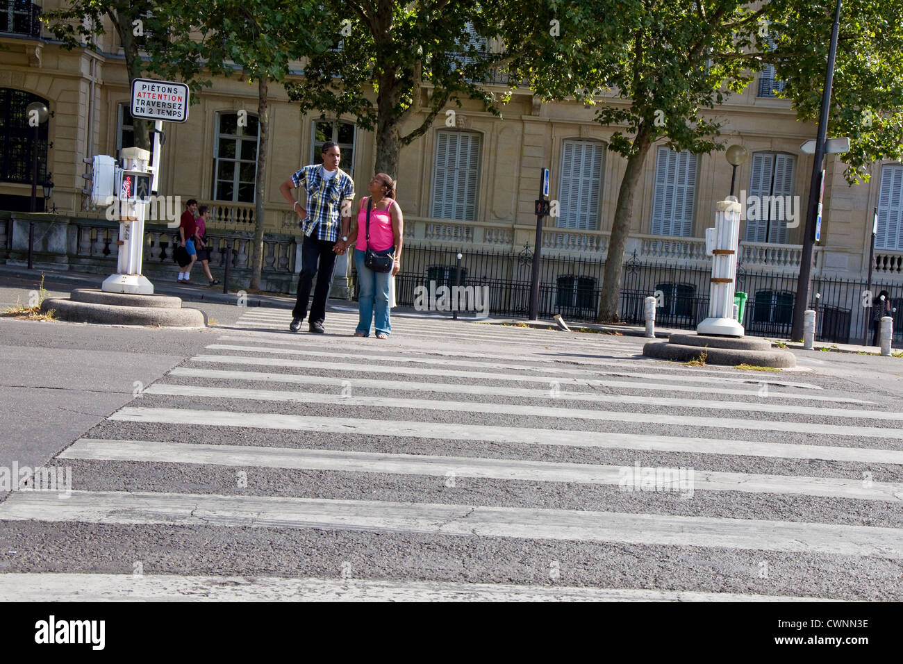 France, Ile de France, Paris, Crosswalk Stock Photo - Alamy