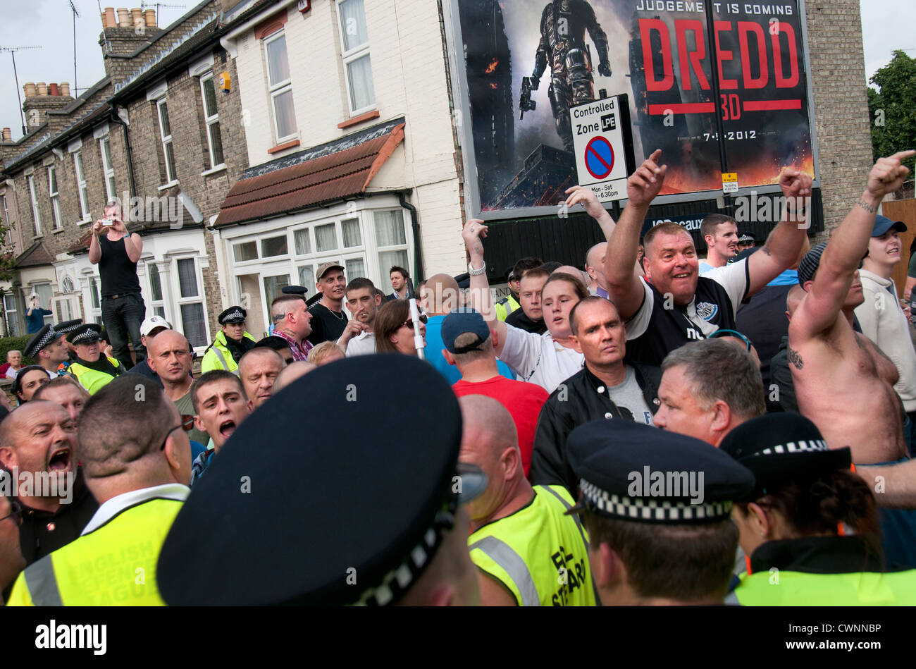 England defence league edl march hi-res stock photography and images ...
