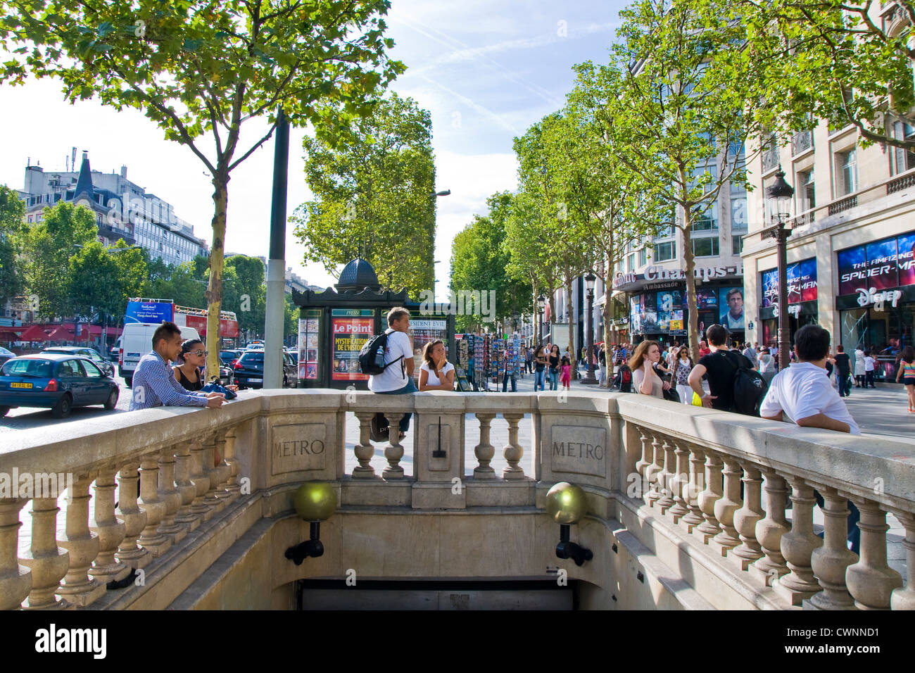 France, Ile de France, Paris, Underground Stock Photo - Alamy