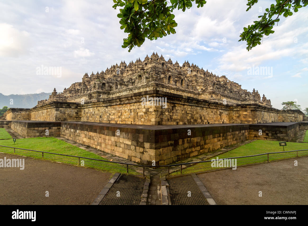 Borobudur temple near Yogyakarta on Java island, Indonesia Stock Photo ...
