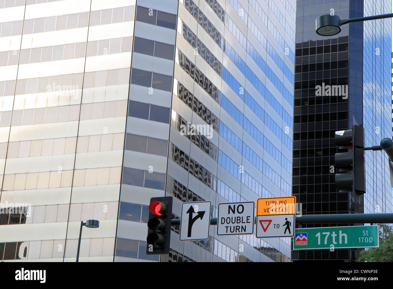 Downtown, 17th street, Denver, Colorado, USA Stock Photo - Alamy
