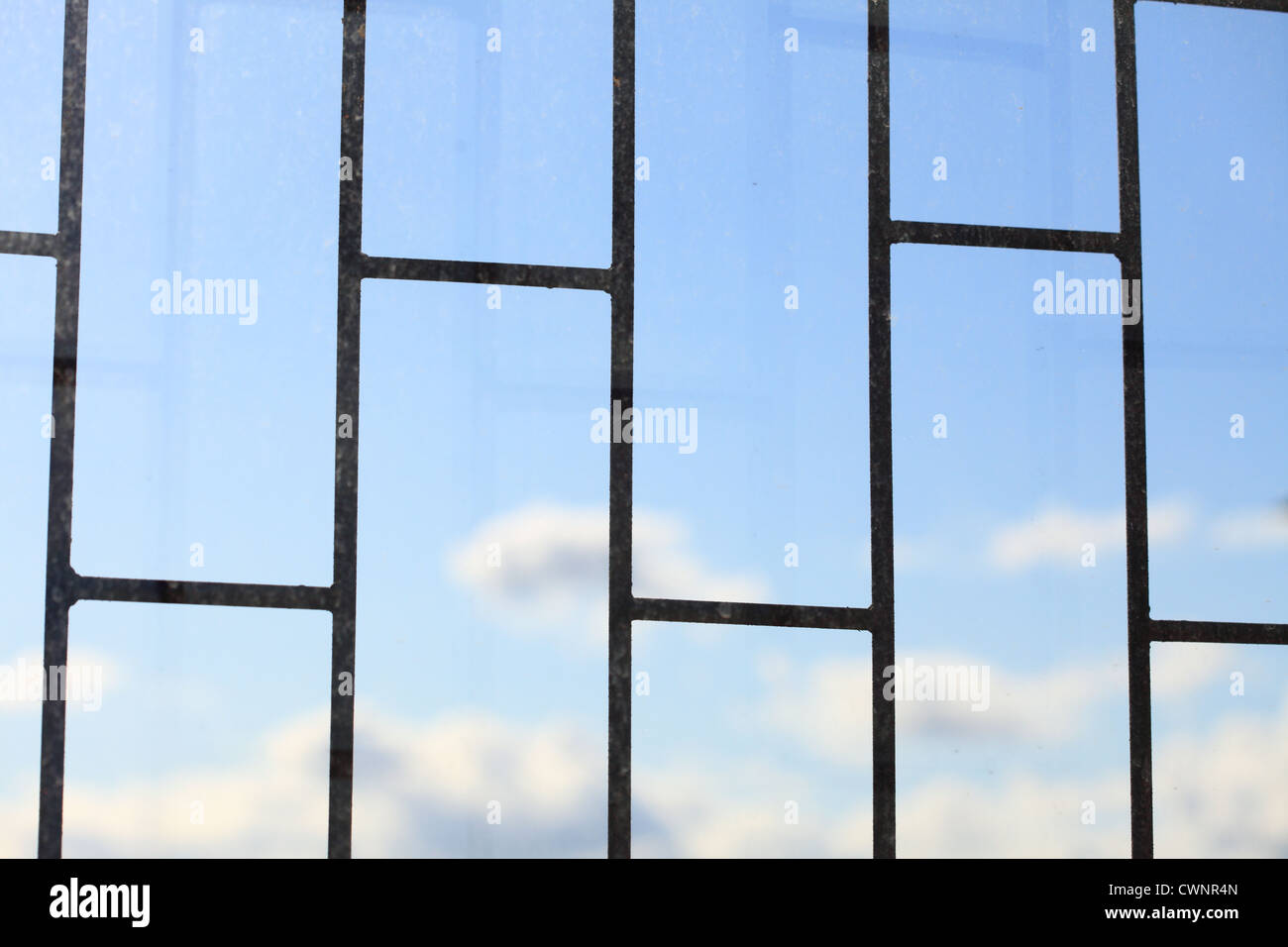 mirror and blue sky background Stock Photo - Alamy