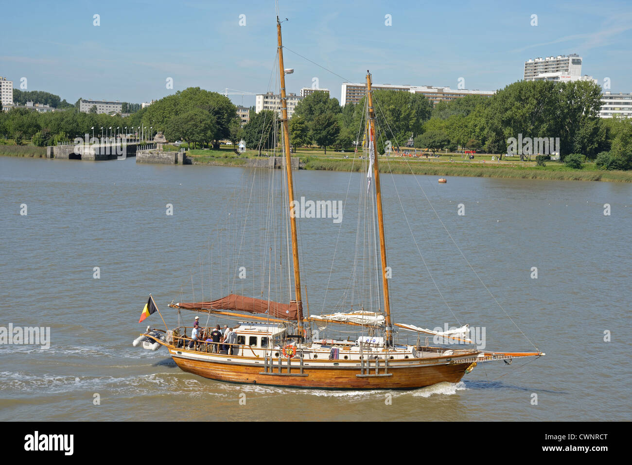 Old sailing ketch hi-res stock photography and images - Alamy
