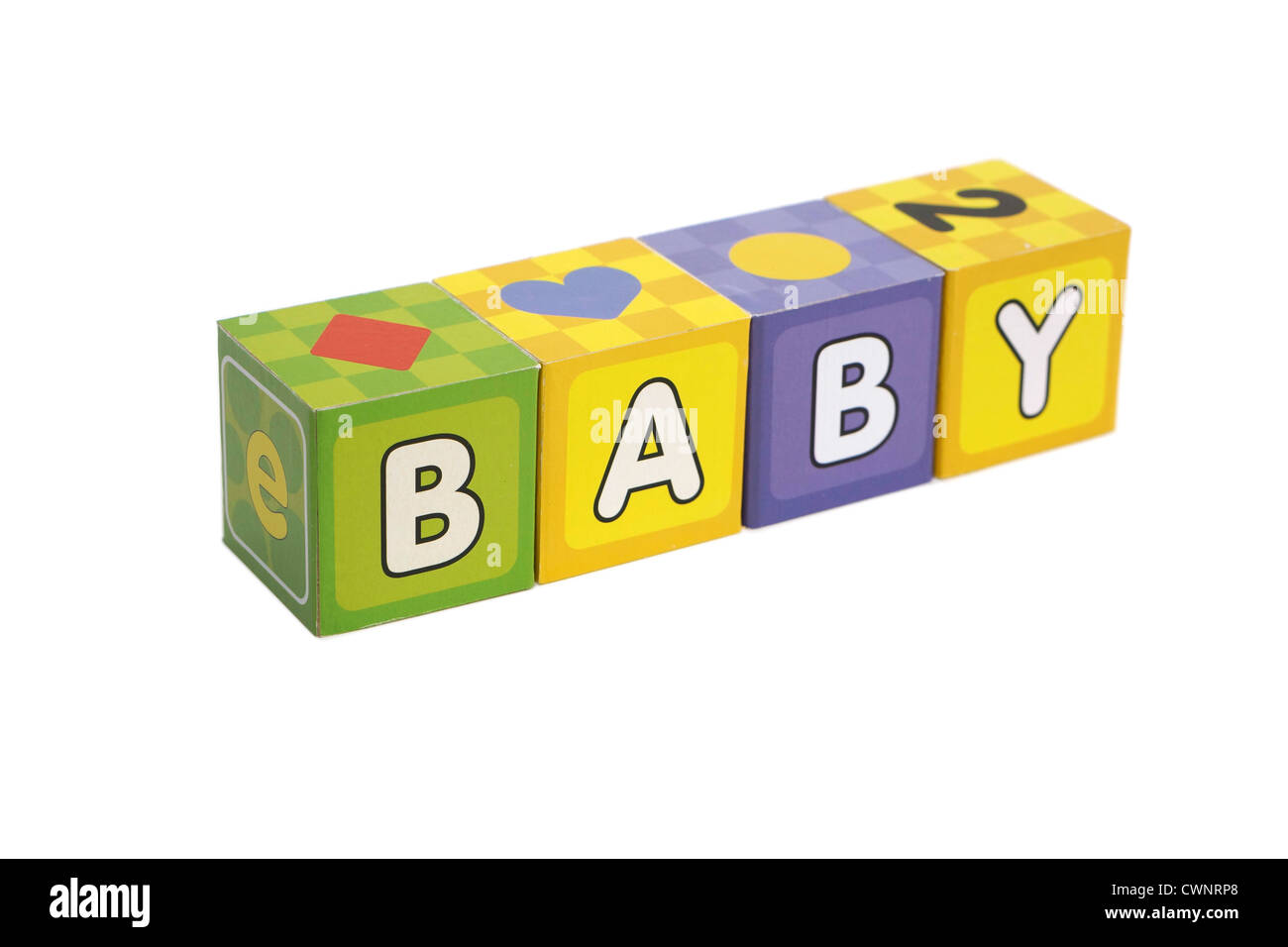 Blocks spell the word hi-res stock photography and images - Alamy