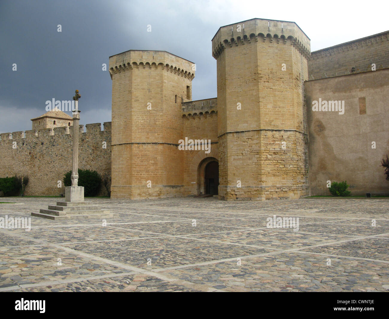 Poblet Monastery - Catalonia, Spain Stock Photo - Alamy