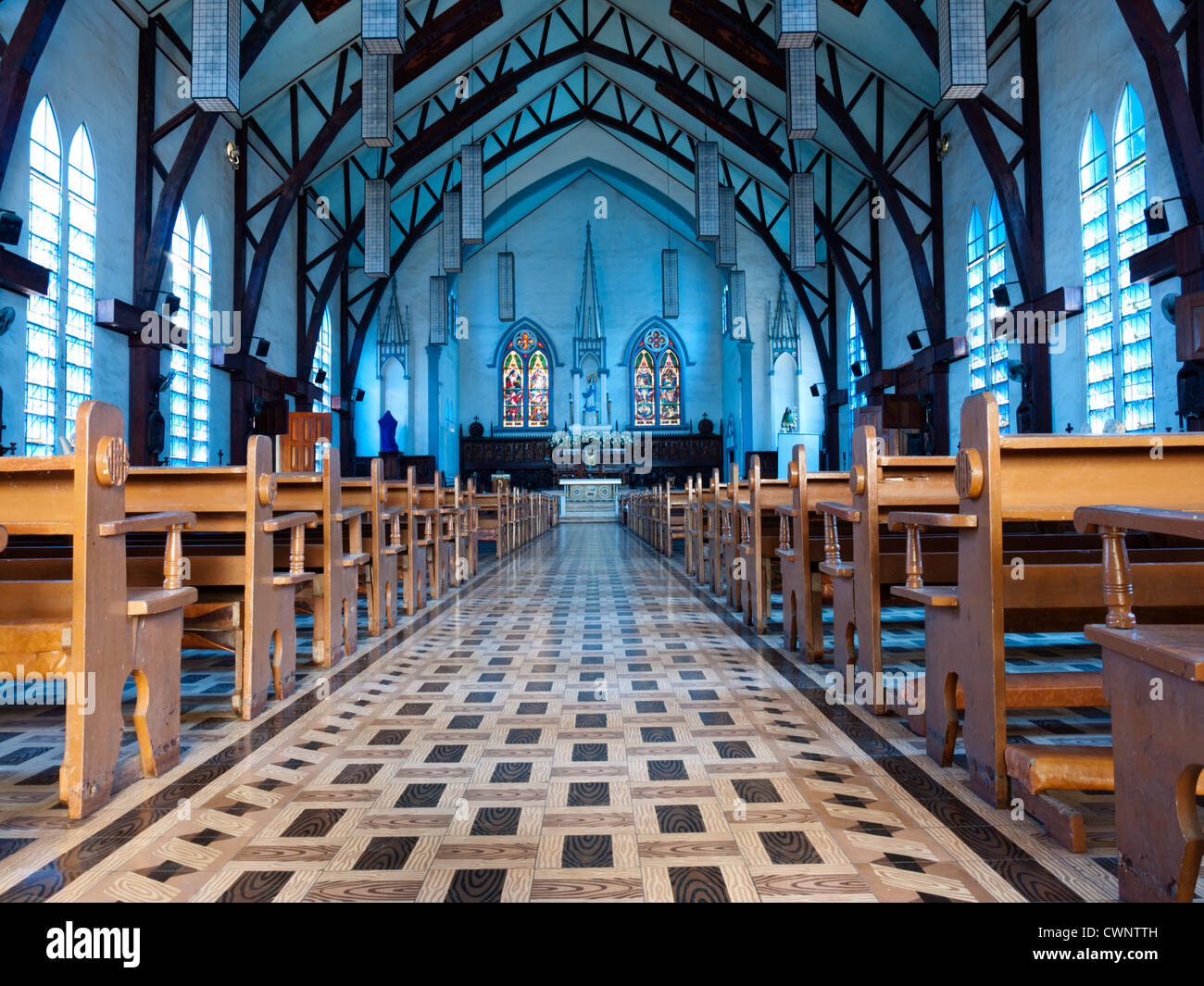 Church Sanctuary interior, holy and tranquil Stock Photo - Alamy