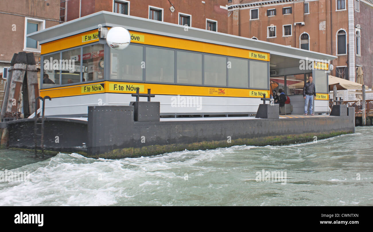 Italy. Venice. Station Vaporetto (water bus Stock Photo - Alamy