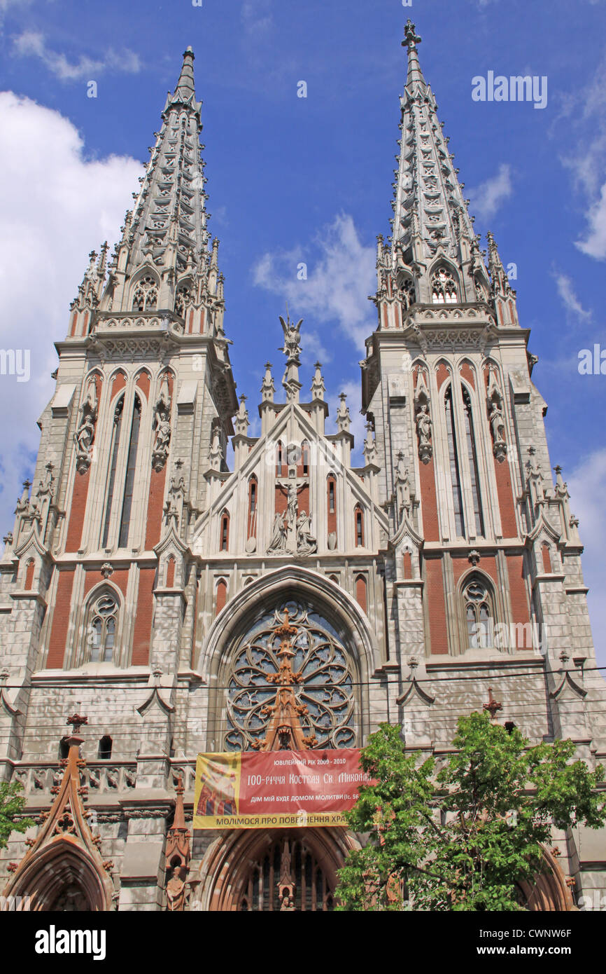 Ukraine. Kiev. Roman Catholic Church of St. Nicholas Stock Photo - Alamy