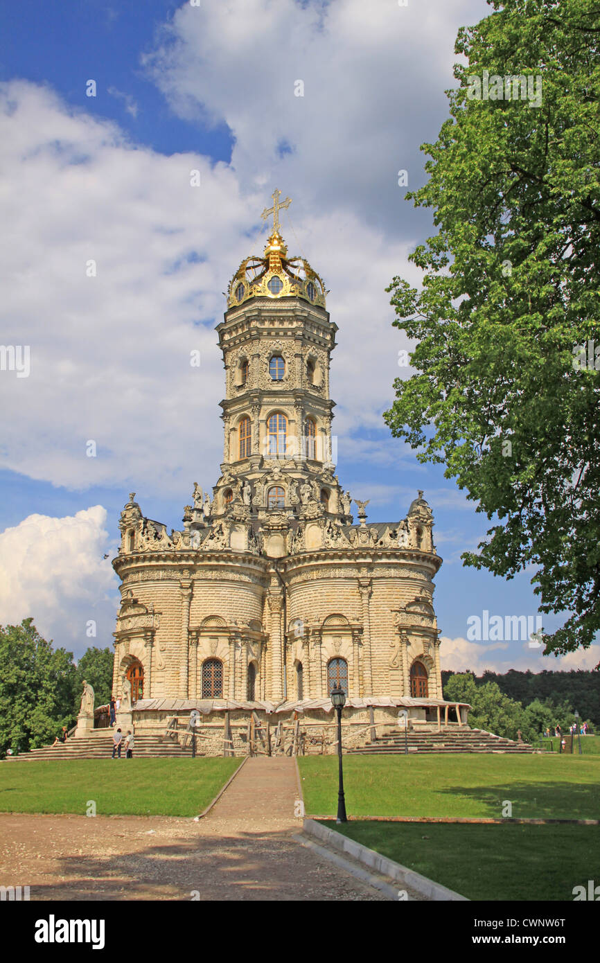 Russia. Podolsk district, village Dubrovitsy. The Sign Church (169-174 ...