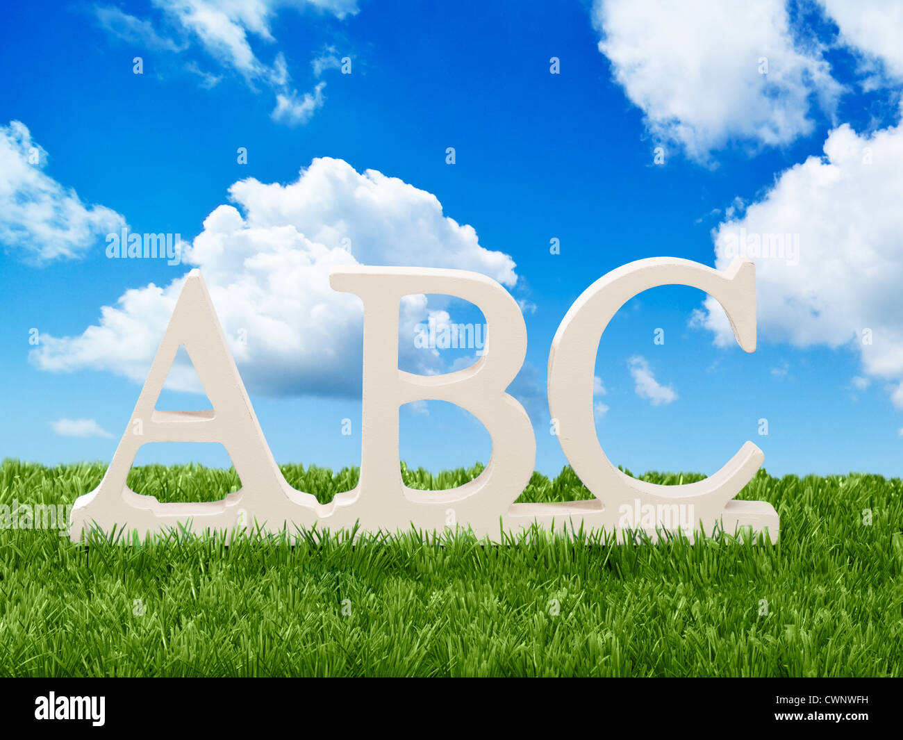 Letters abc hi-res stock photography and images - Alamy