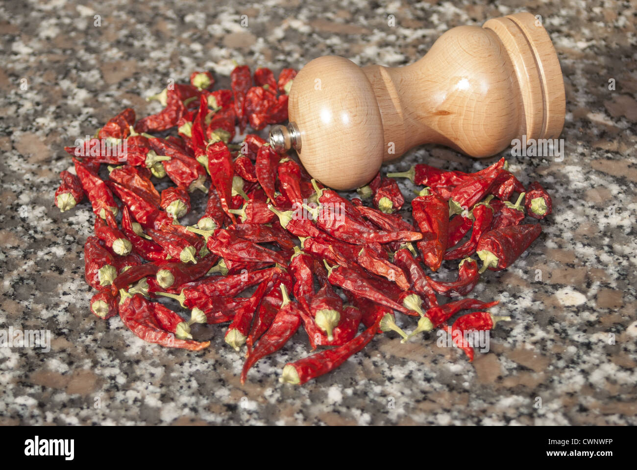 spicy peppers,typical ingredient of italian cuisine Stock Photo - Alamy