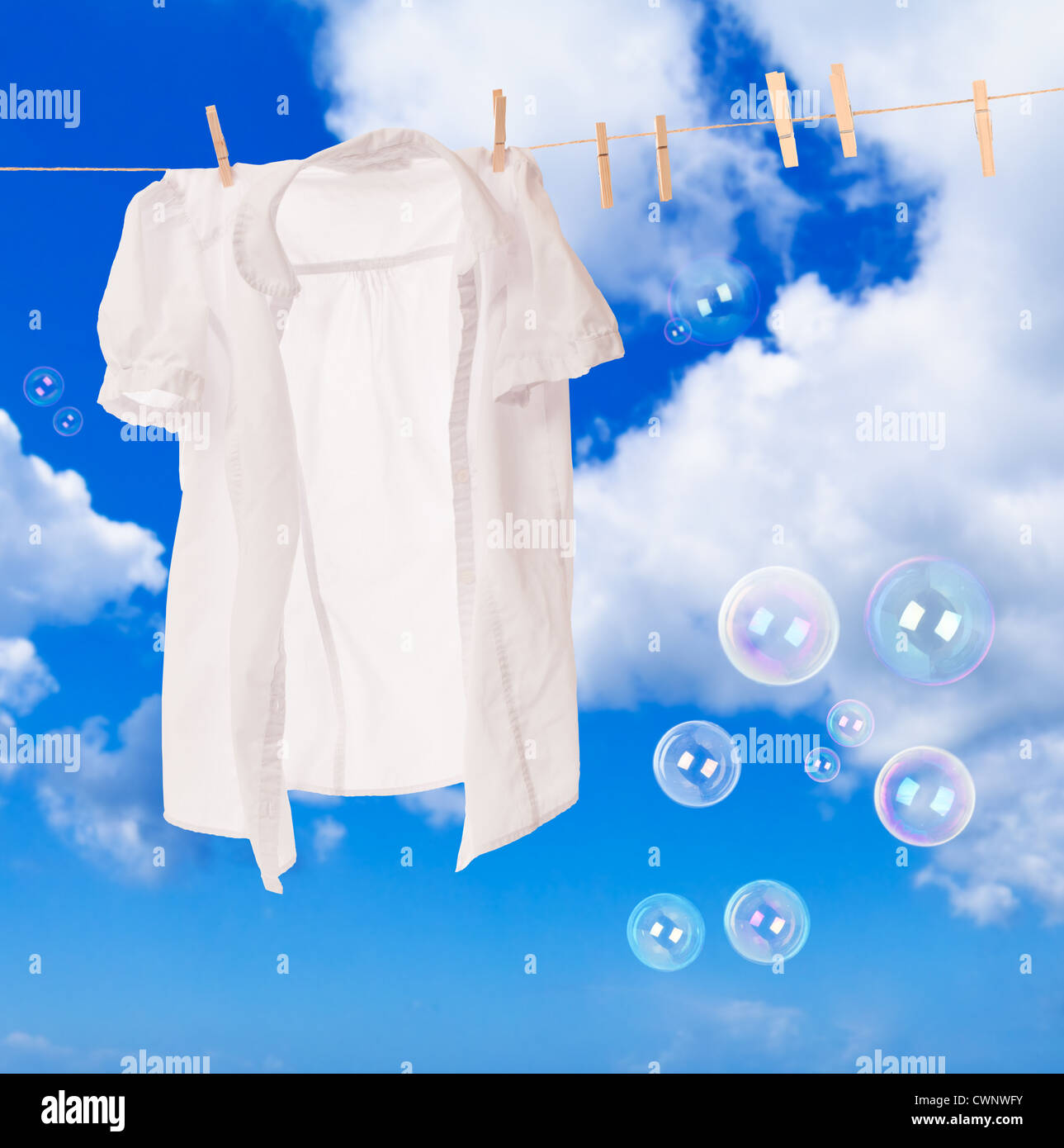Washing line hi-res stock photography and images - Alamy
