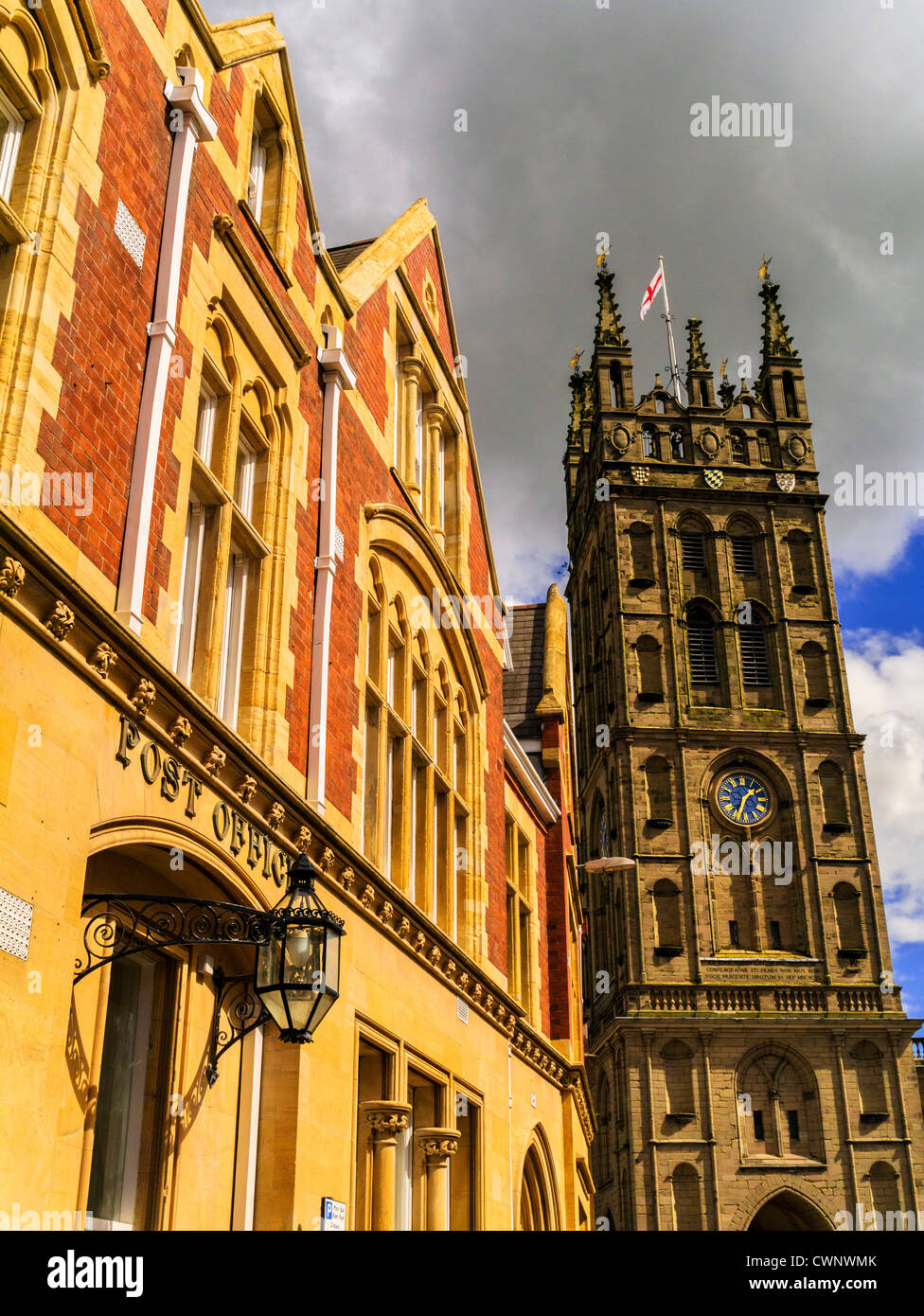 Old buildings in Warwick Stock Photo - Alamy