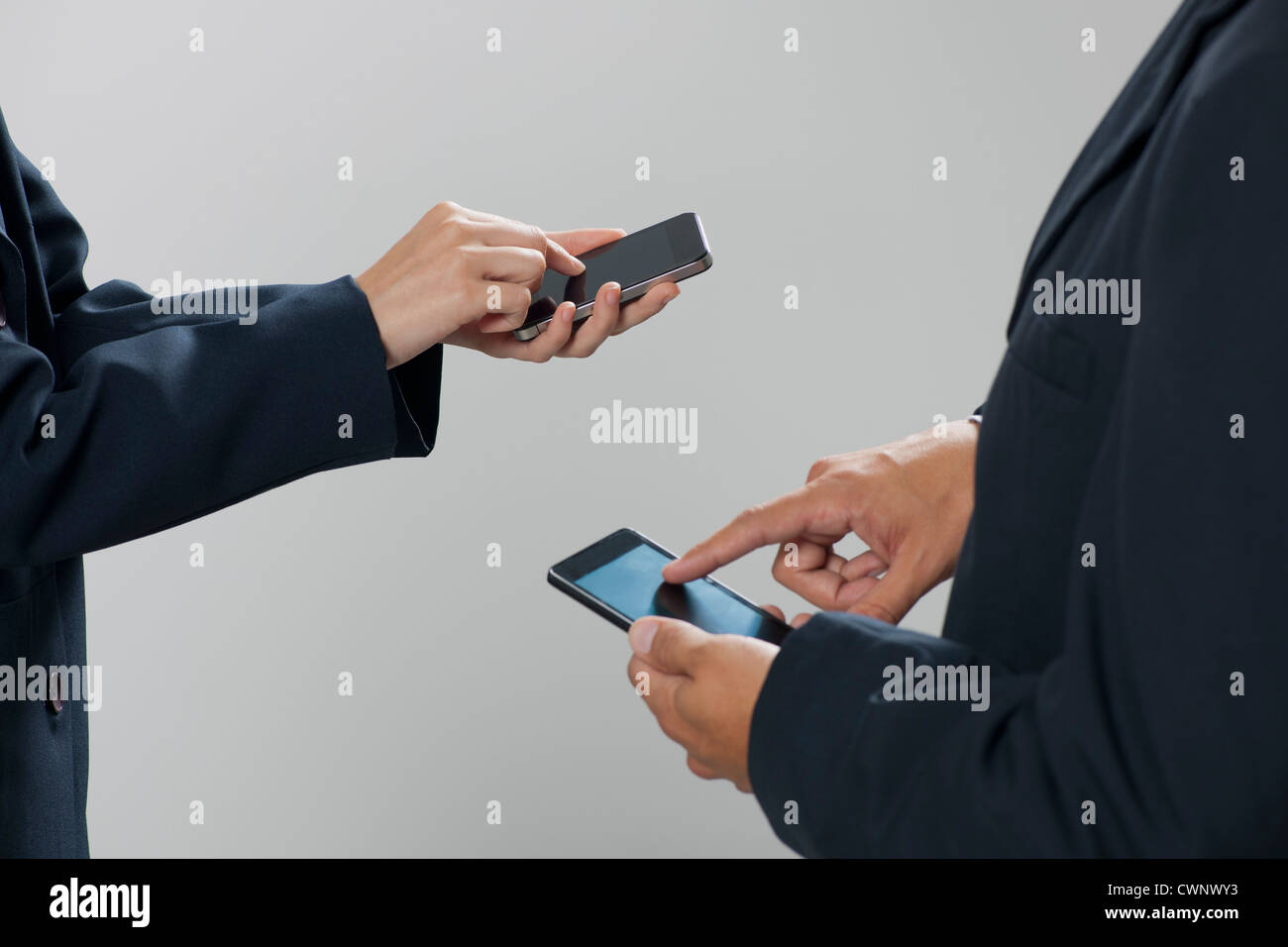 Exchanging of information hi-res stock photography and images - Alamy