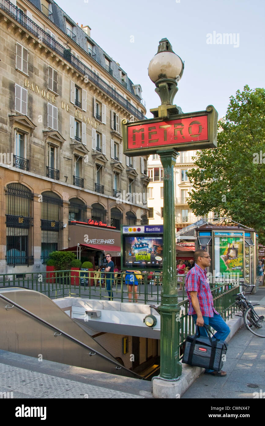 France, Ile de France, Paris, Underground Stock Photo - Alamy