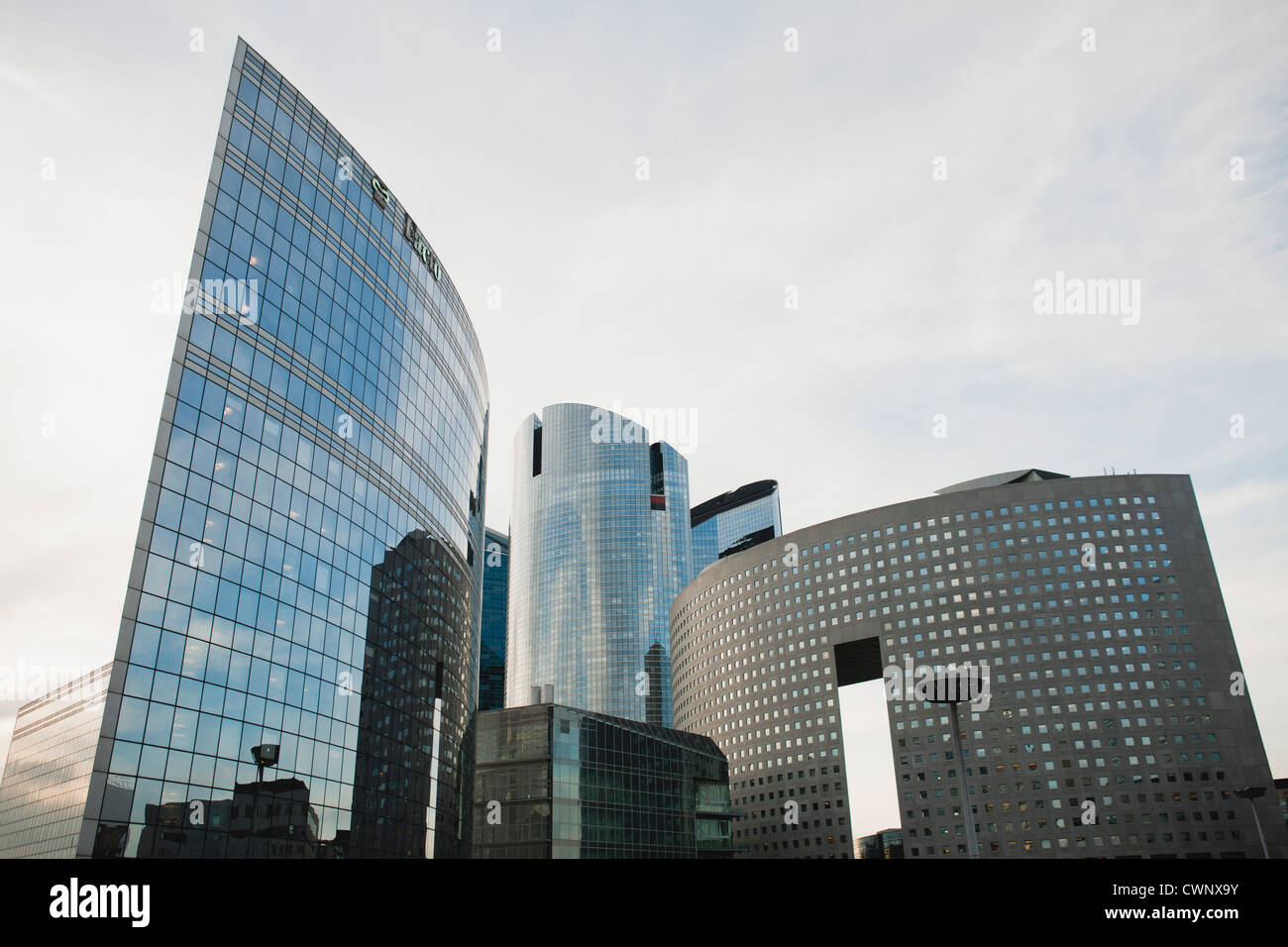 Modern skyscrapers, low angle view Stock Photo - Alamy