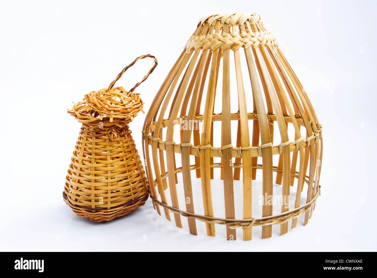 Thailand bamboo fishing trap made from bamboo wood Stock Photo - Alamy