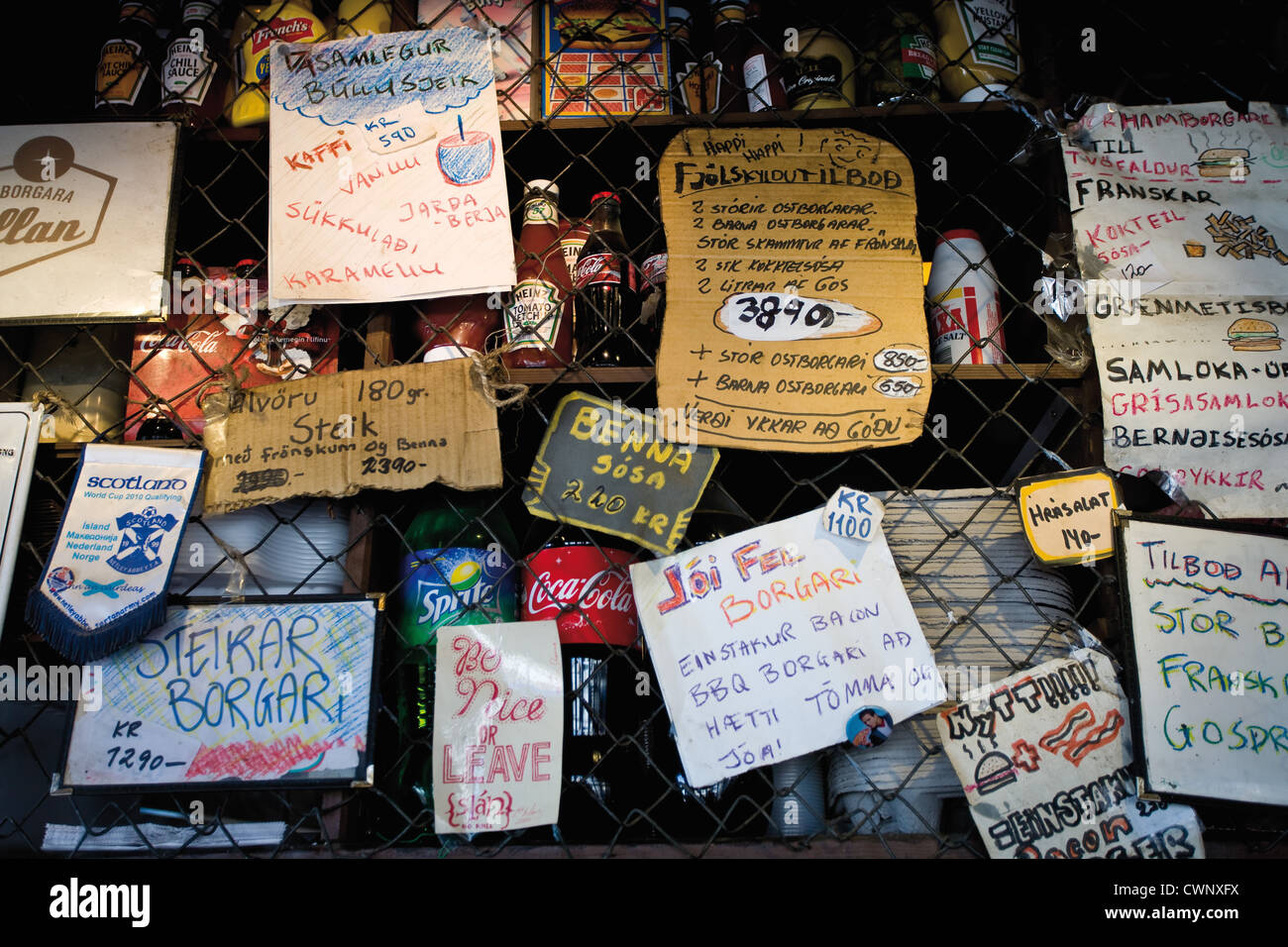 Hand written cardboard sign hi-res stock photography and images - Alamy