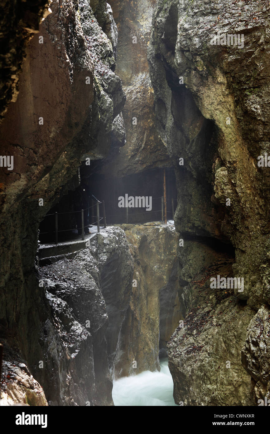 Germany, Bavaria, View of Partnachklamm Gorge Stock Photo - Alamy