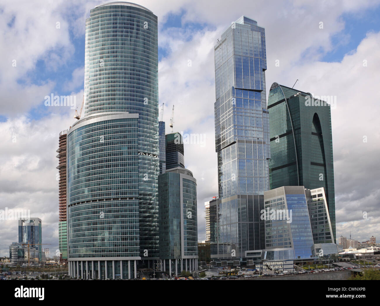 Russia. Moscow. Business center "Moscow City Stock Photo - Alamy