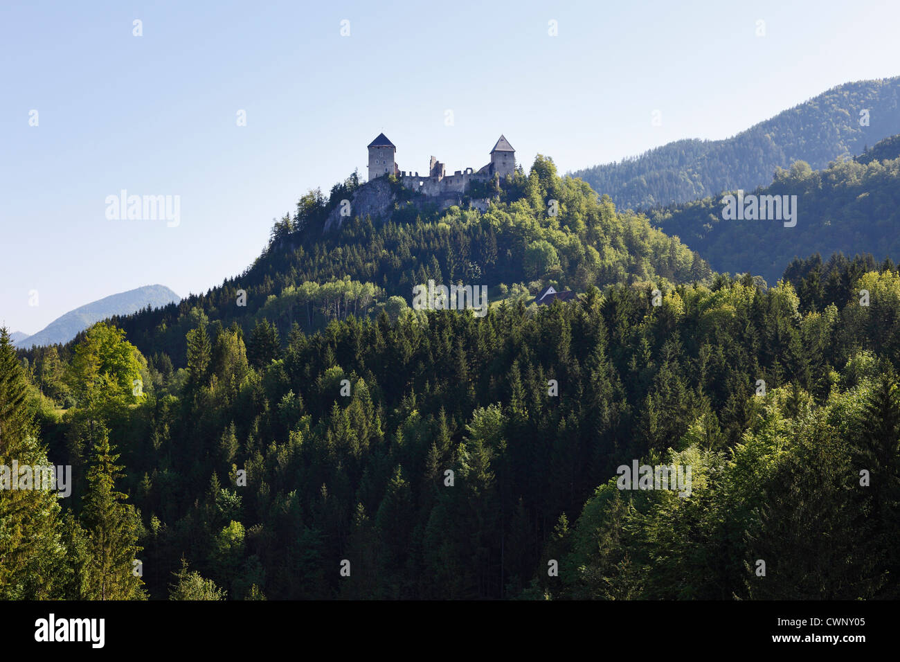 View of gallenstein castle hi-res stock photography and images - Alamy