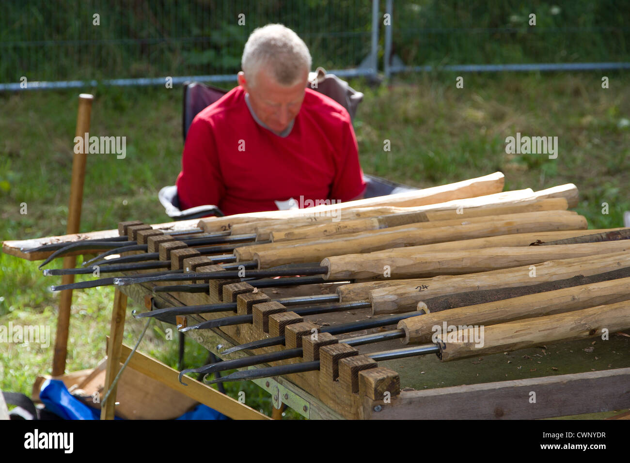 Wood turning tools hi-res stock photography and images - Alamy