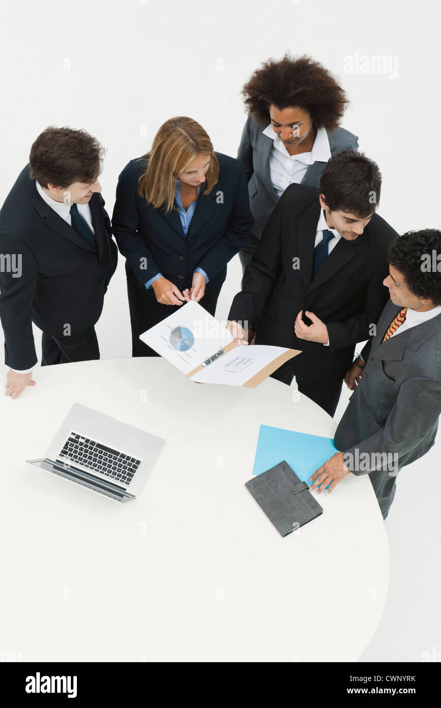 Focused business people collaborating hi-res stock photography and ...
