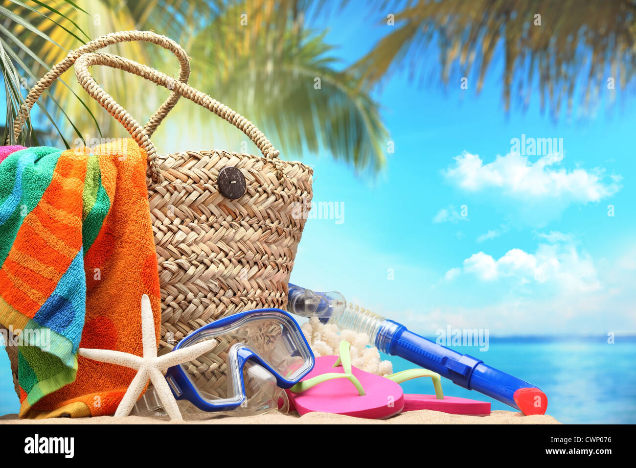 Summer Beach Fun Wallpaper