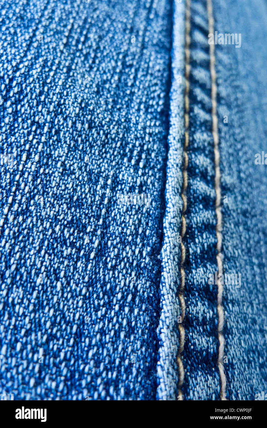 close up of a denim jeans fabric Stock Photo - Alamy