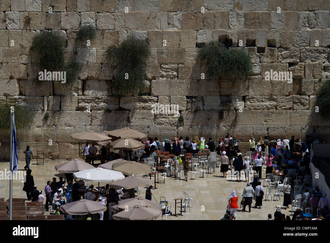 The Western Wall , Jerusalem Israel ,the women's section Stock Photo ...